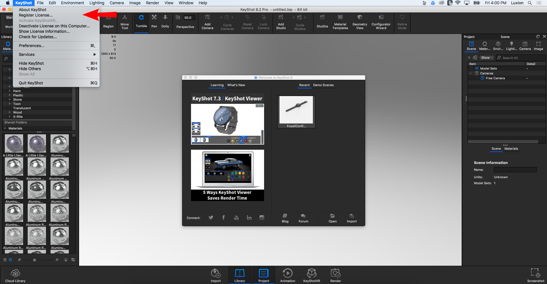 How to Activate KeyShot